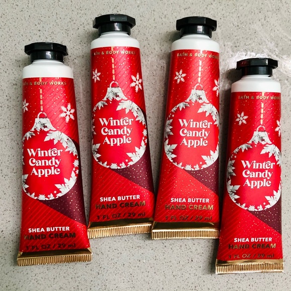 Bath & Body Works | Bath & Body | Winter Candy Apple Hand Cream Four ...